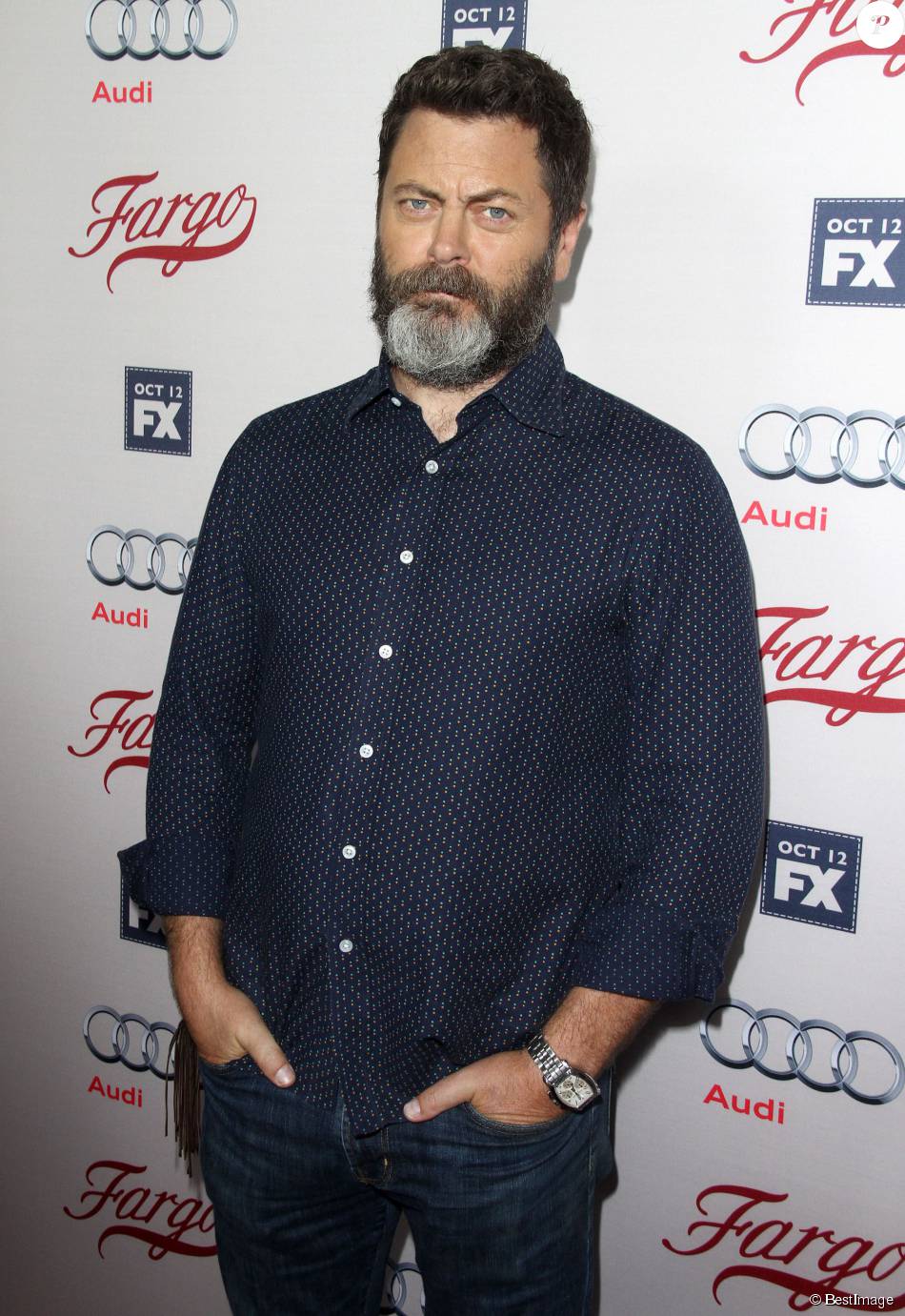 Nick Offerman - Avant-première de la série Fargo (saison 2) à Hollywood ...
