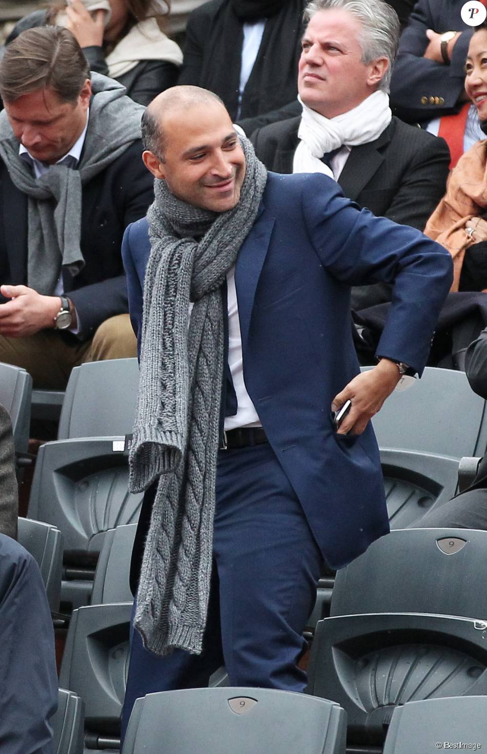 Thomas Fabius aux internationaux de France de Roland-Garros à Paris le ...