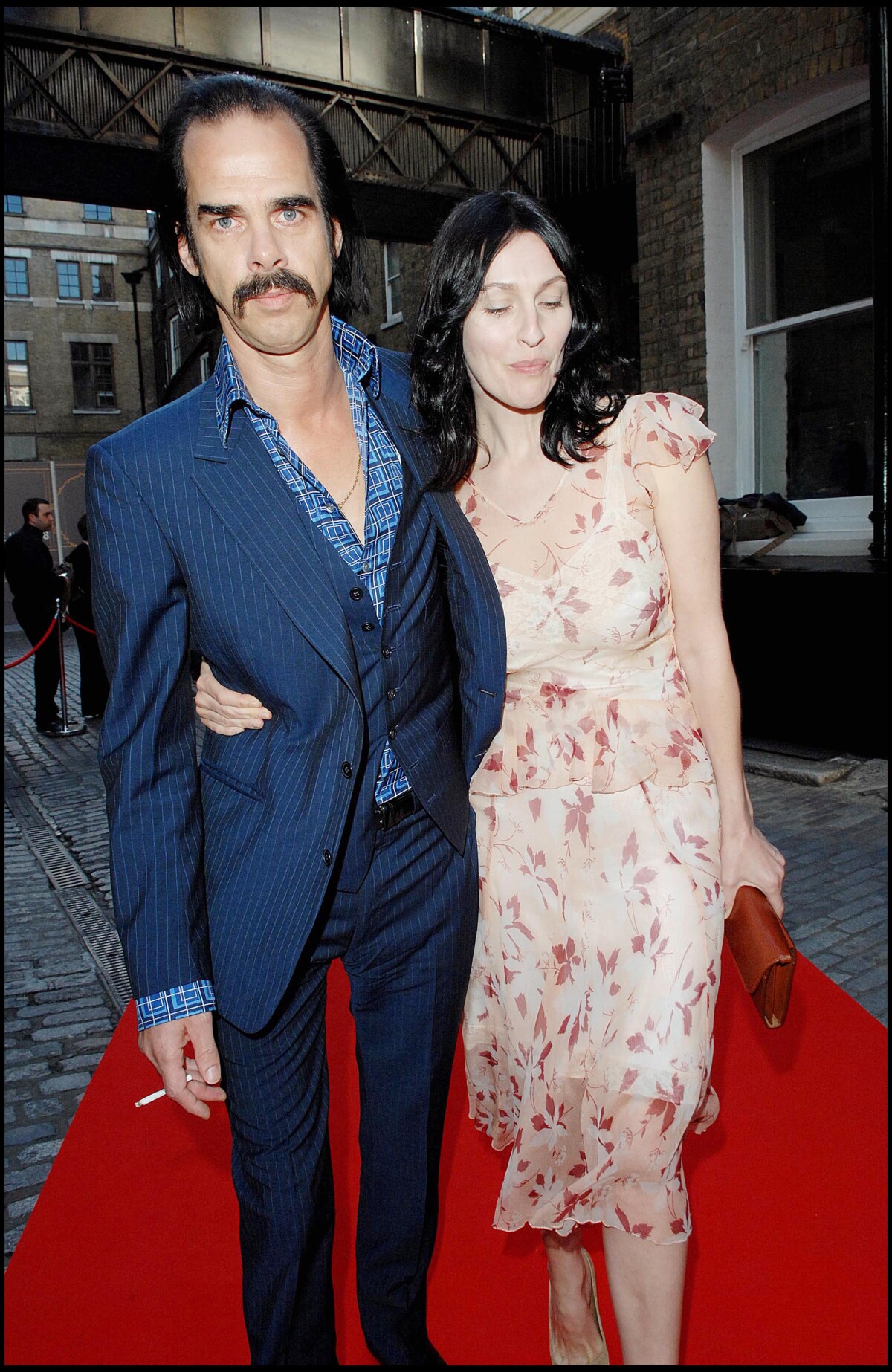 Photo : Nick Cave et son épouse Susie Bick à Londres, le 18 juin 2007 ...