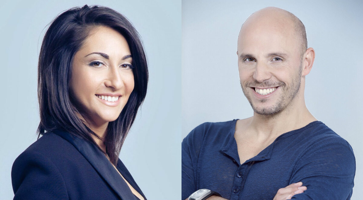 Photo : Victoria et David Bàn - Portrait des comédiens de la comédie musicale "Les 3 ...