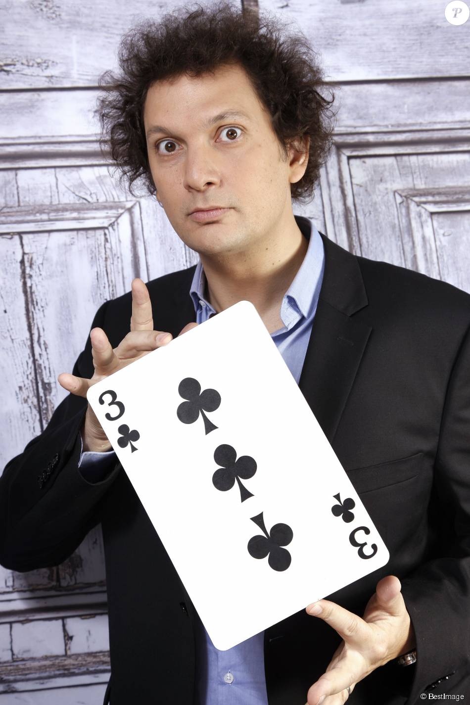 Portrait d'Eric Antoine, réalisé en 2014. - Purepeople
