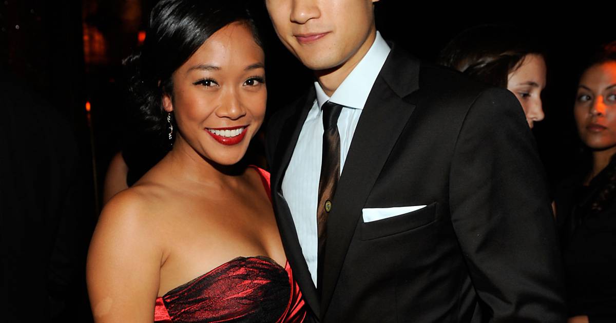 Harry Shum Jr. et Shelby Rabara à la soirée Fox's 2Emmy Nominees ...