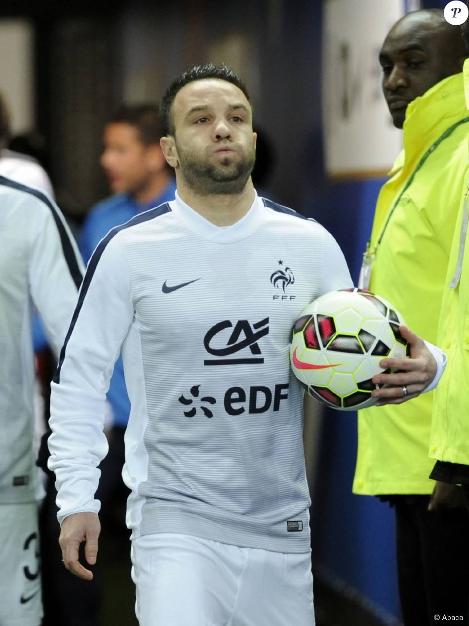Karim Benzema et Mathieu Valbuena avant la rencontre France - Brésil ...