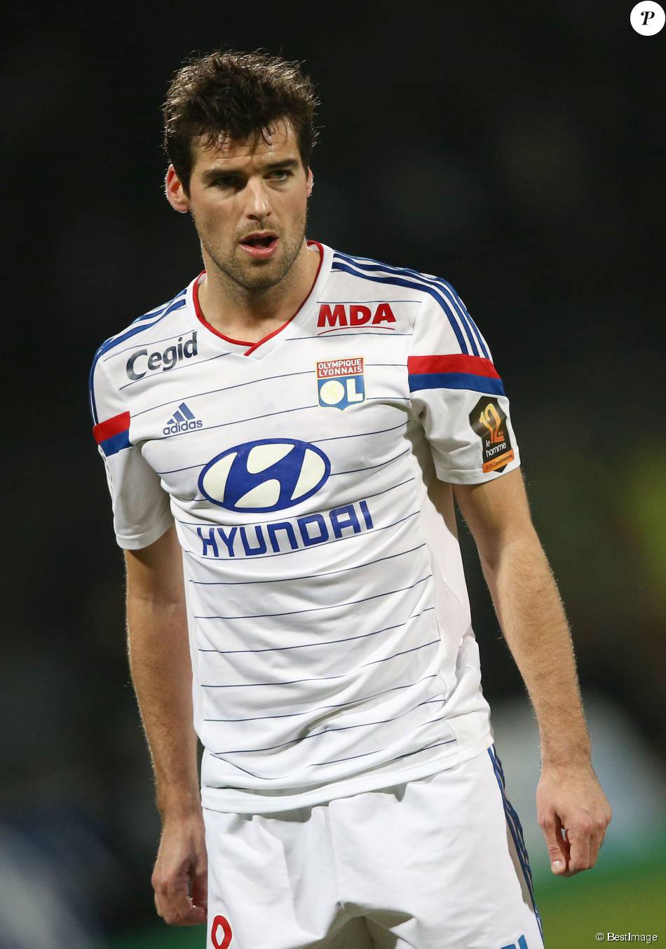 Yoann Gourcuff - Match de Ligue 1 Lyon - PSG au stade Gerland, à Lyon ...
