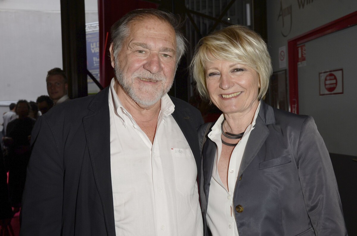 Photo : Pierre Santini et sa bien-aimée Lysiane - Dernière du spectacle ...