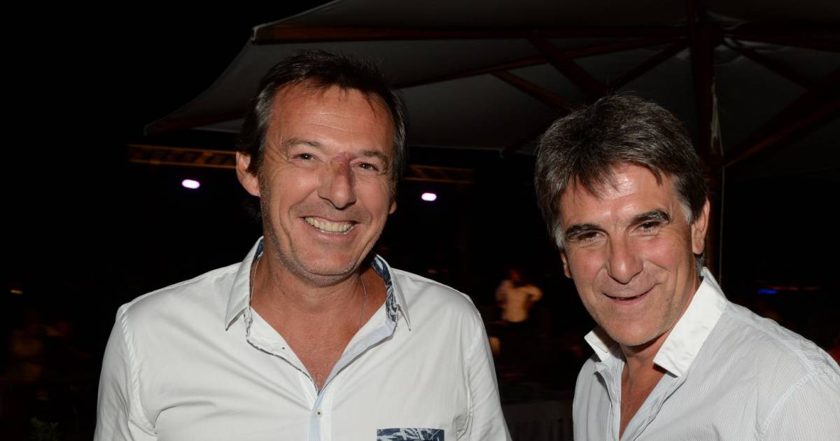Exclusif - Jean-Luc Reichmann et Tex - Soirée Marcel Campion à la plage ...