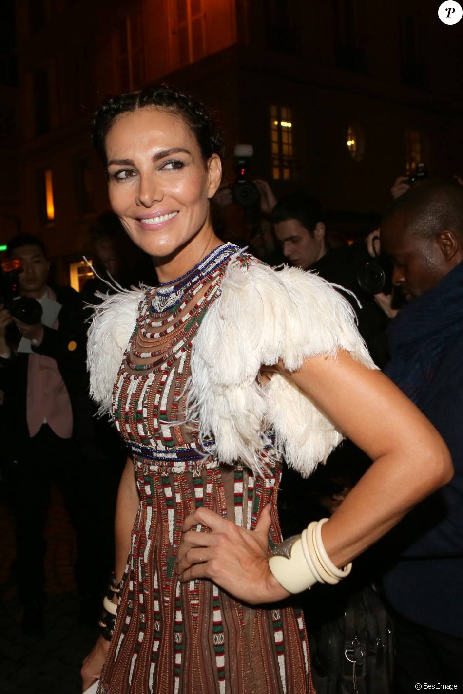 Adriana Abascal - Arrivées au défilé Haute Couture Valentino Printemps ...