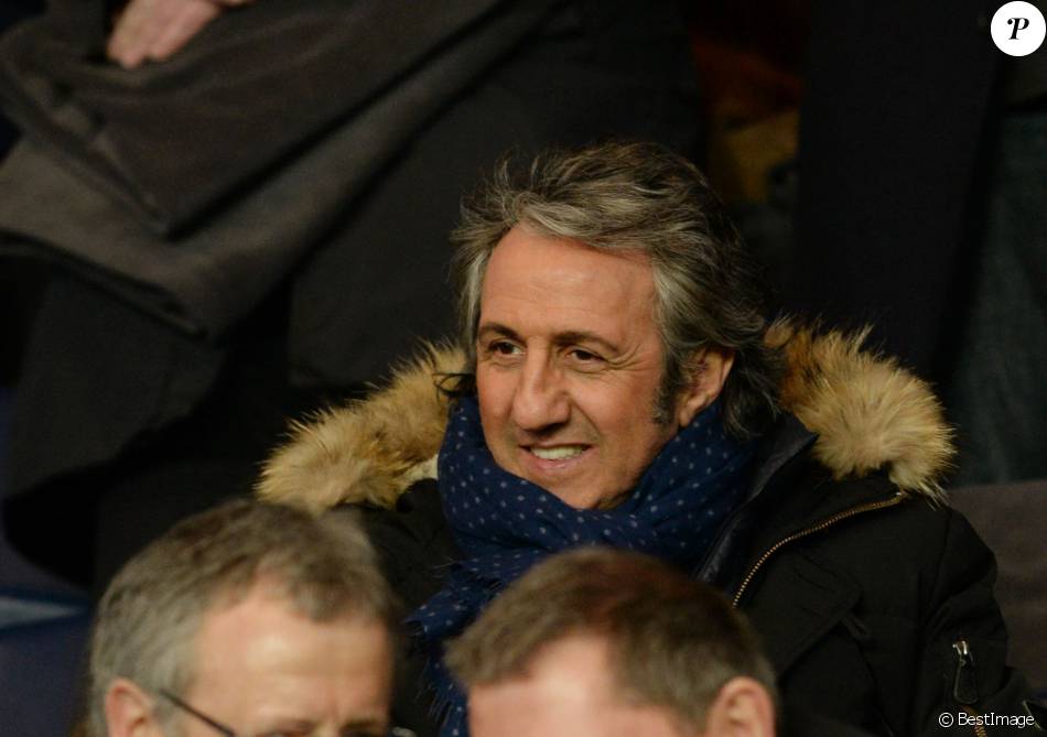 Richard Anconina lors de la rencontre entre le PSG et Chelsea en 8e de ...