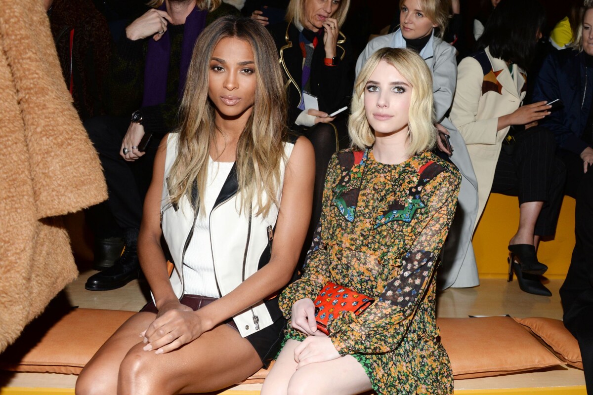 Photo : Ciara et Emma Roberts assistent au défilé Coach (collection ...