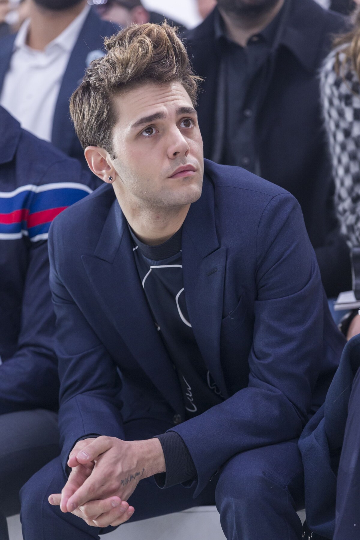 Photo : Xavier Dolan - front row au défilé de mode hommes Louis Vuitton ...
