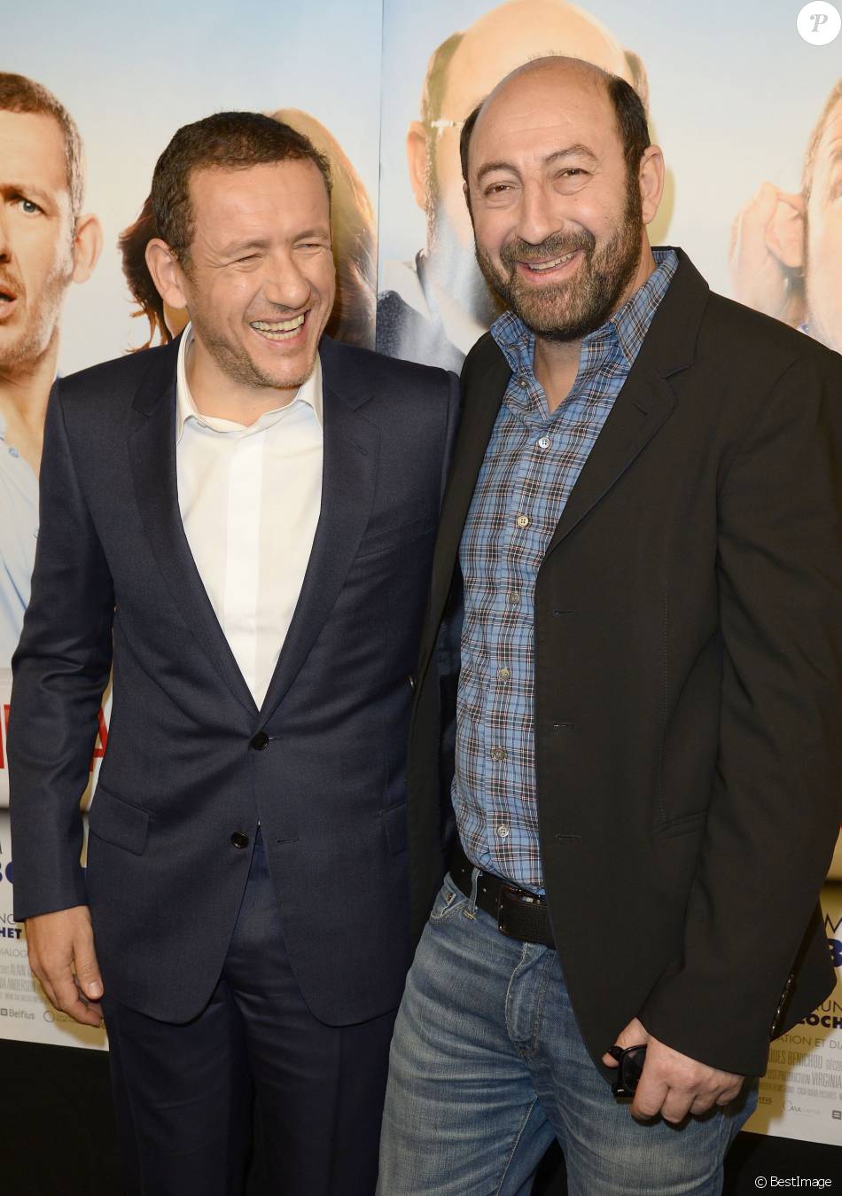 Dany Boon et Kad Merad - Avant-première du film Supercondriaque au ...