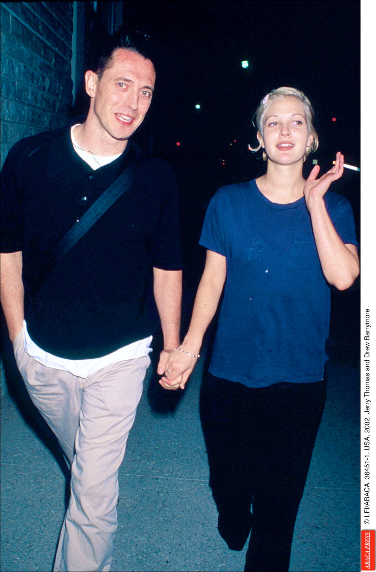 Photo : Jerry Thomas et Drew Barrymore en 2002 - Purepeople