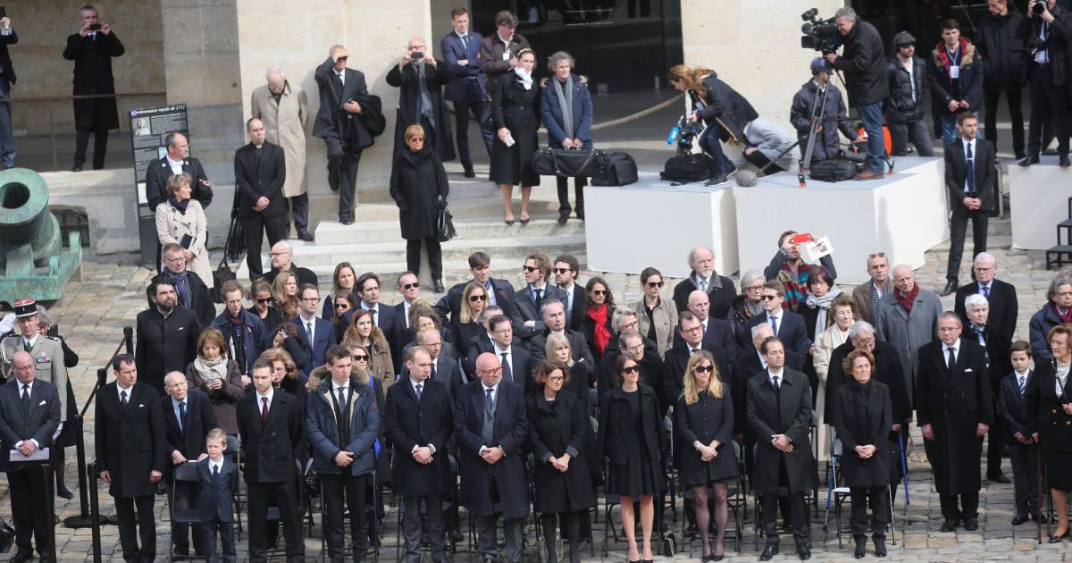 La famille d'Alain Decaux, Micheline Pelletier, sa veuve, Candice Patou ...