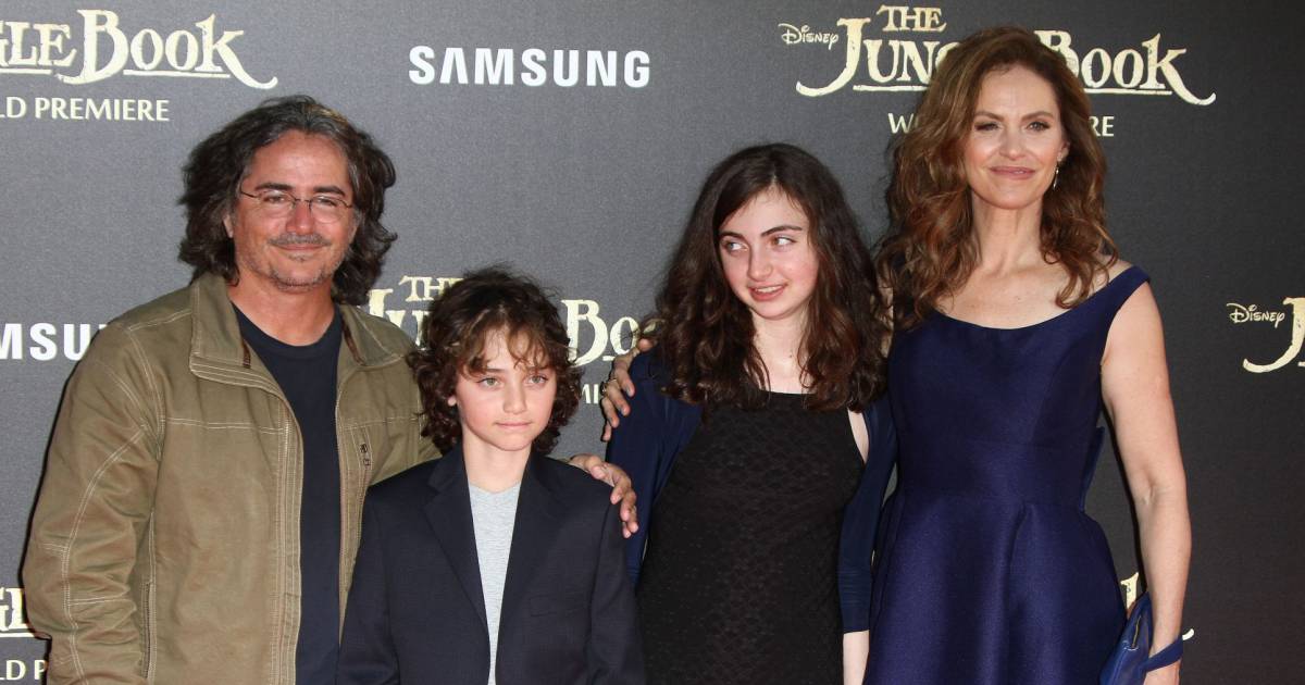 Amy Brenneman, son mari Brad Silberling et leurs enfants Bodhi Russell ...