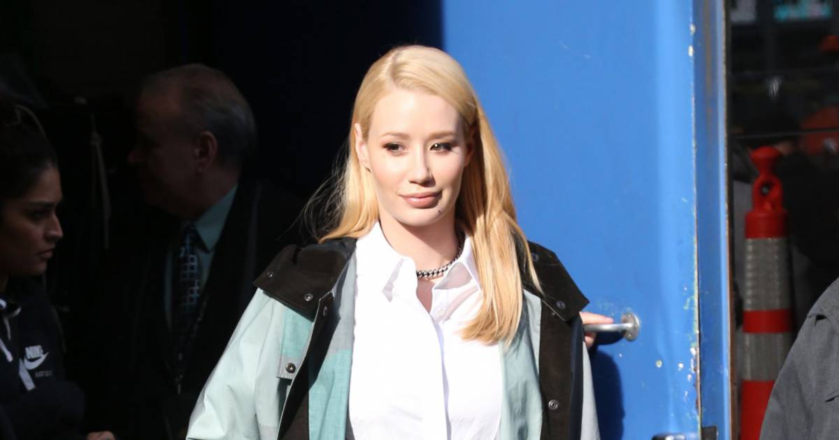 Iggy Azalea quitte le plateau de Good Morning America à New York le 23 ...
