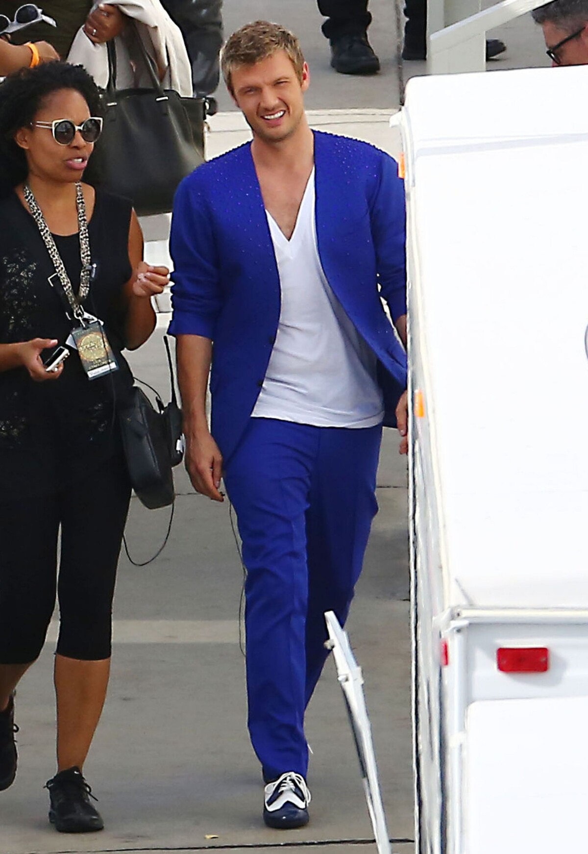 Photo : Exclusif - Nick Carter devant les studios de 'Dancing With The ...