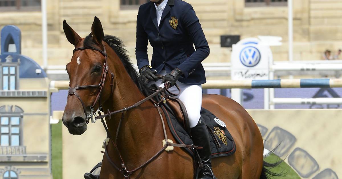 Jessica Springsteen au Jumping International de Chantilly. Le 17 ...