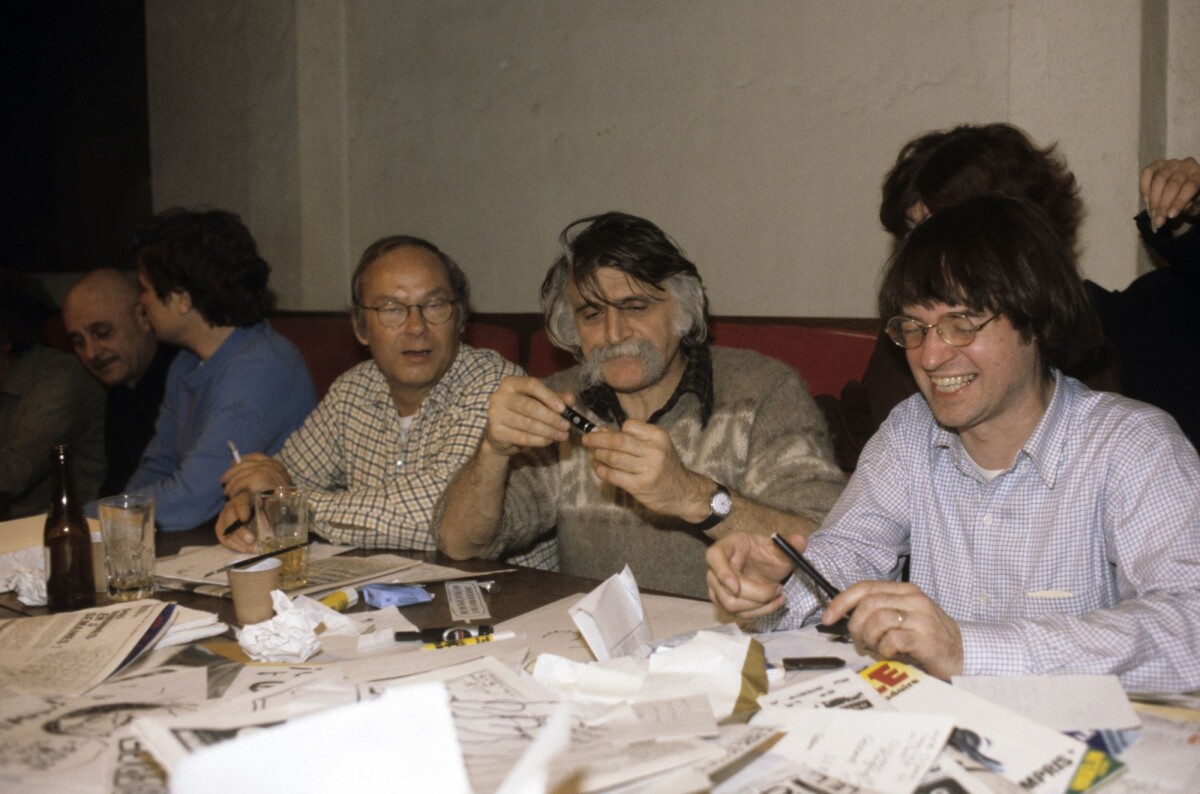Photo : Archives - En France, de gauche à droite, Siné, François ...