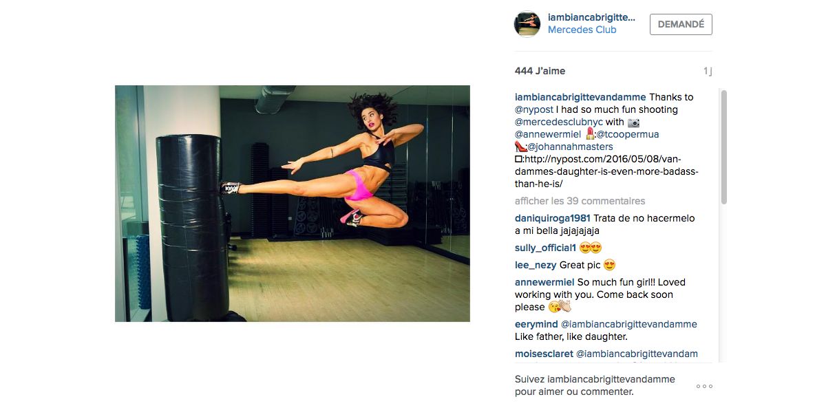 Photo Bianca Van Damme Lors D Un Shooting Photo Pour Le New York Post