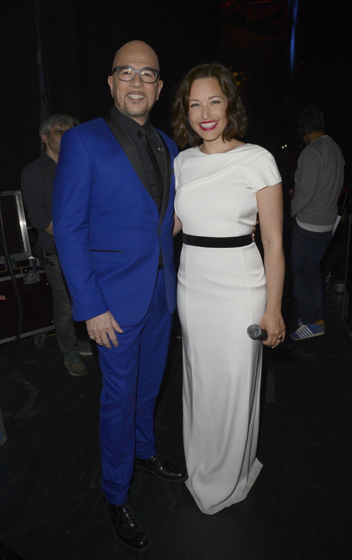 Photo : Exclusif - Pascal Obispo, Natasha St-Pier - Enregistrement de l'émission "Le Grand Show ...