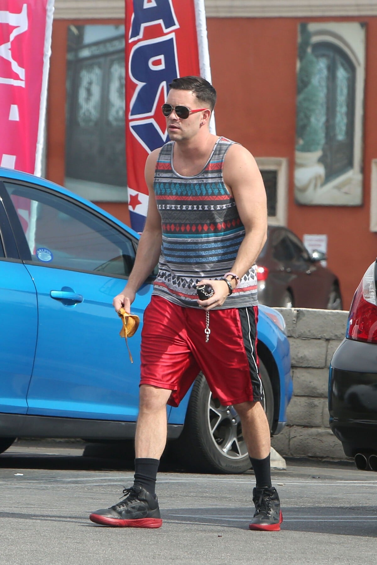 Photo : Exclusif - Mark Salling quitte une boutique à Los Angeles le 23 ...