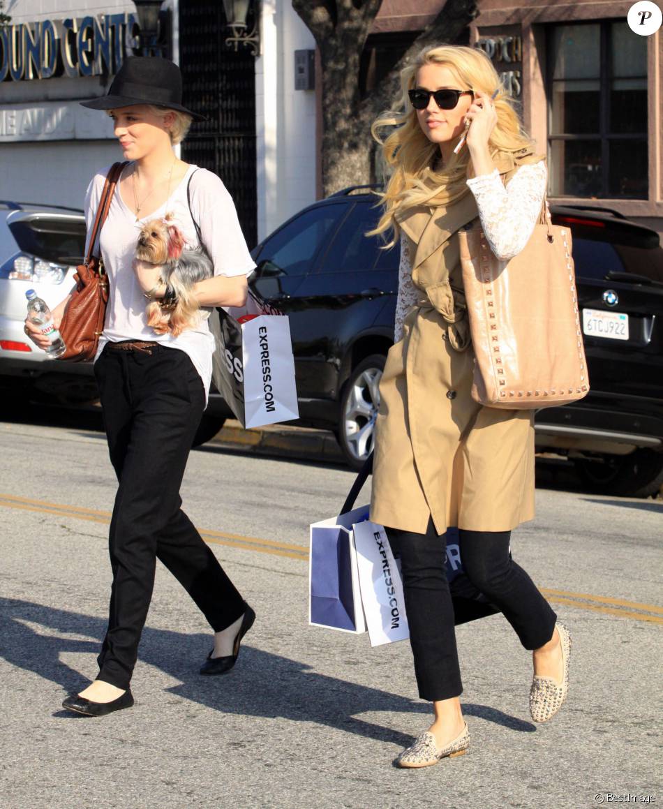 Amber Heard et Tasya Van Ree le 24 février 2012. - Purepeople