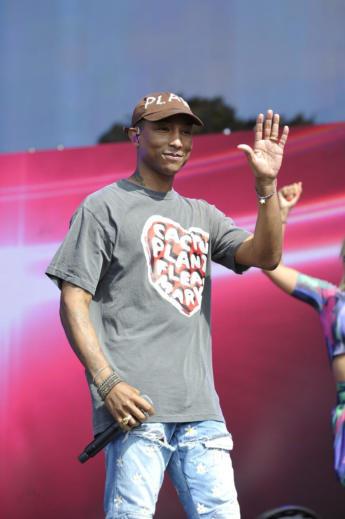 Photo : Concert de Pharrell Williams lors du festival de musique le ...