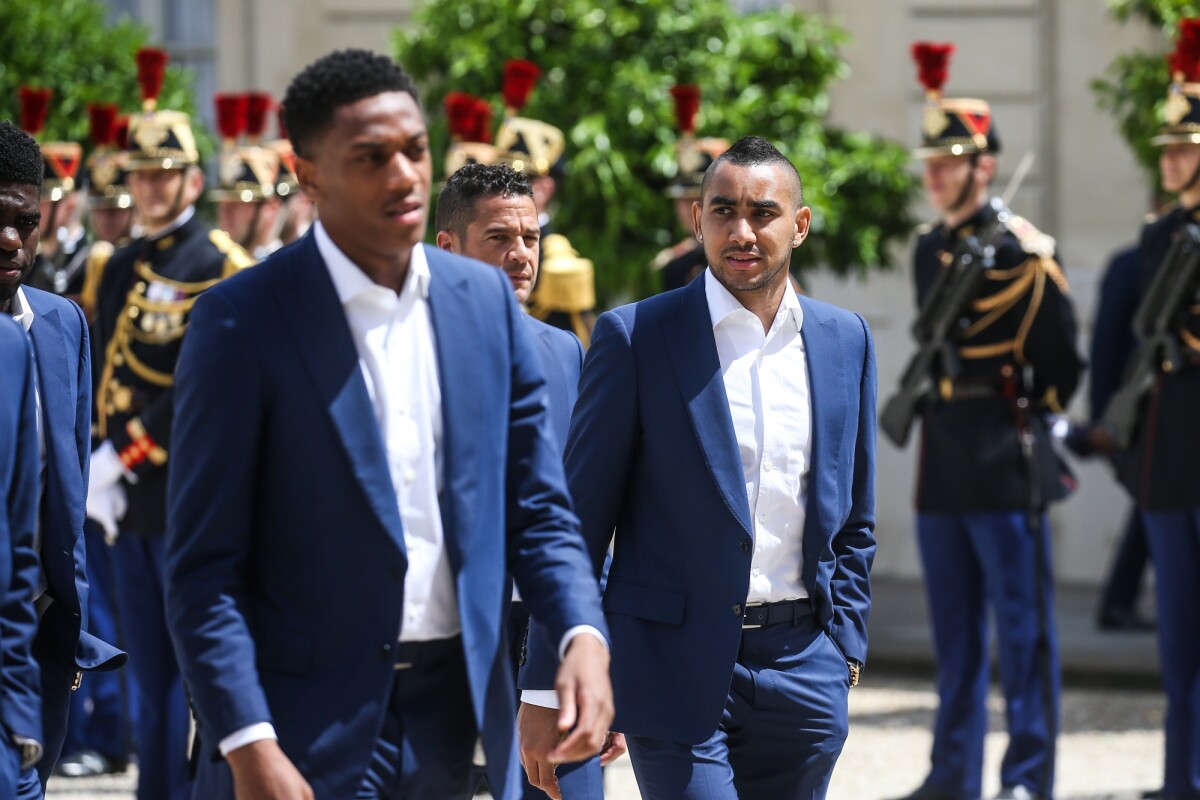 Photo : Anthony Martial et Dimitri Payet - François Hollande reçoit l ...