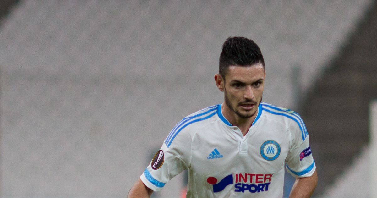 Rémy Cabella lors du match de Ligue Europa Olympique de Marseille - FC ...