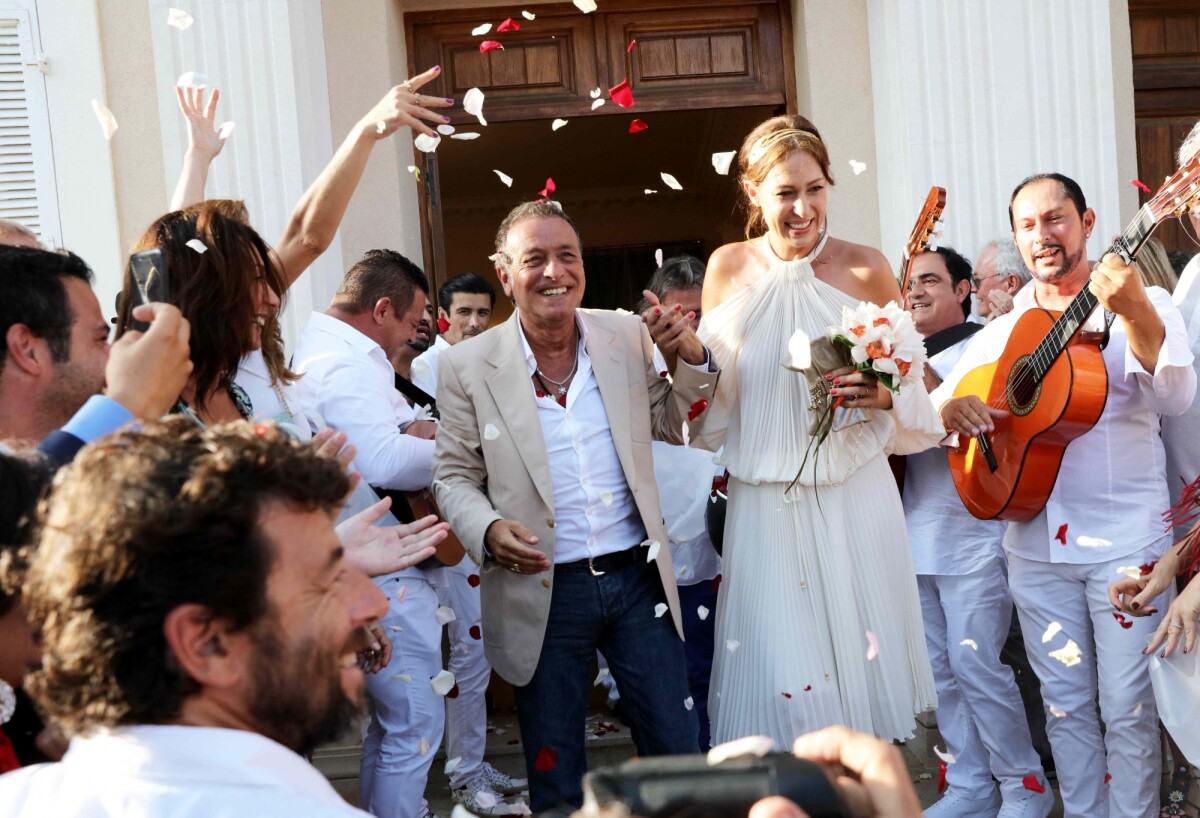 Photo : Félix Gray et sa femme Angela à la mairie de Ramatuelle, le 18 ...