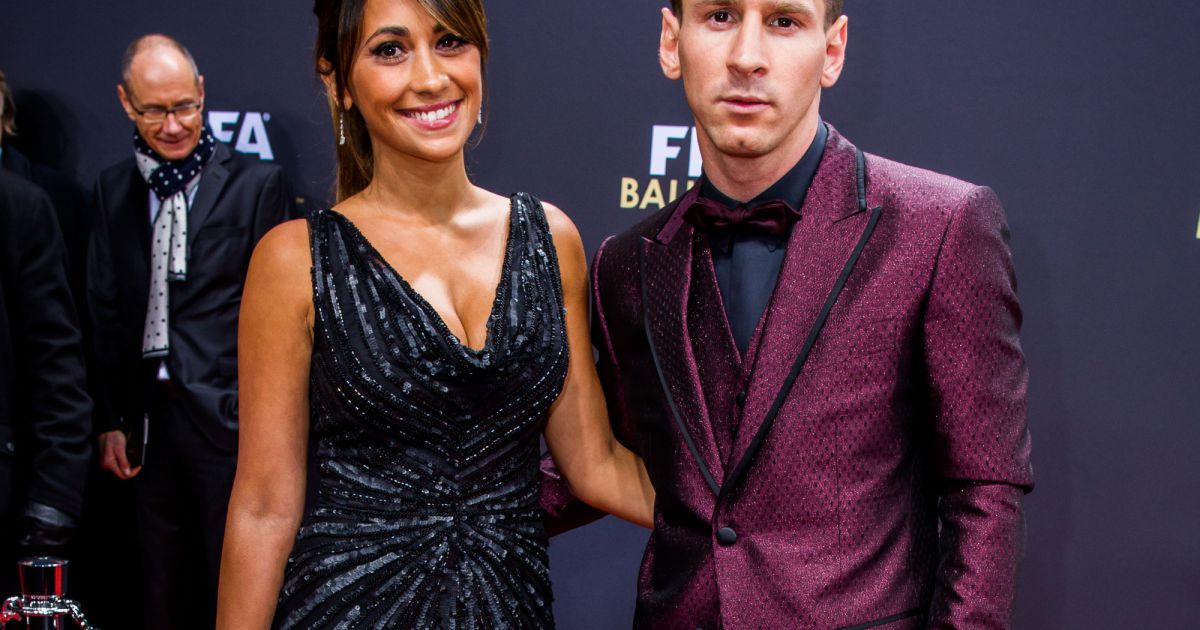 Lionel Messi et sa compagne Antonella Roccuzzo - Gala FIFA Ballon d'Or ...