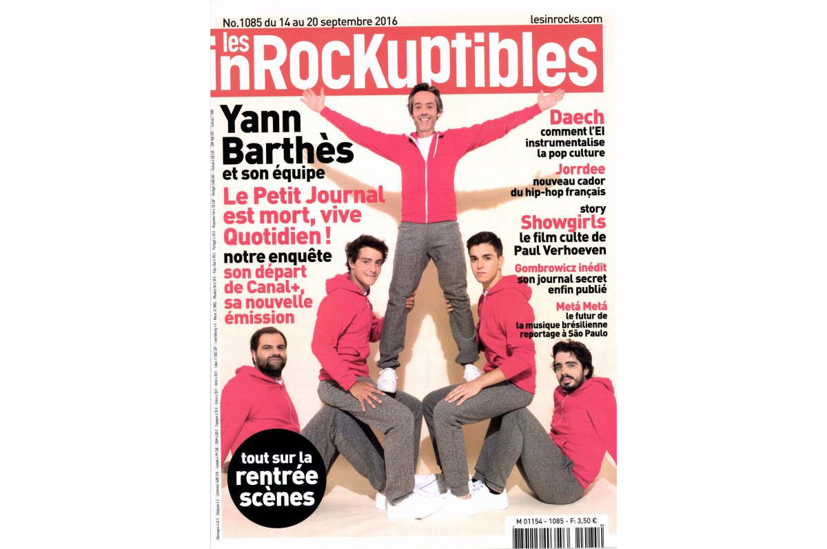 Photo : Les Inrocks, septembre 2016. - Purepeople