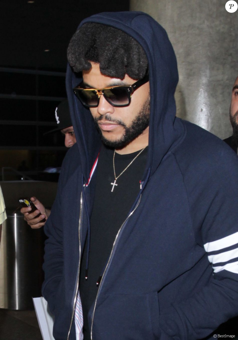 The Weeknd à l'aéroport de Los Angeles le 21 juillet 2016. - Purepeople