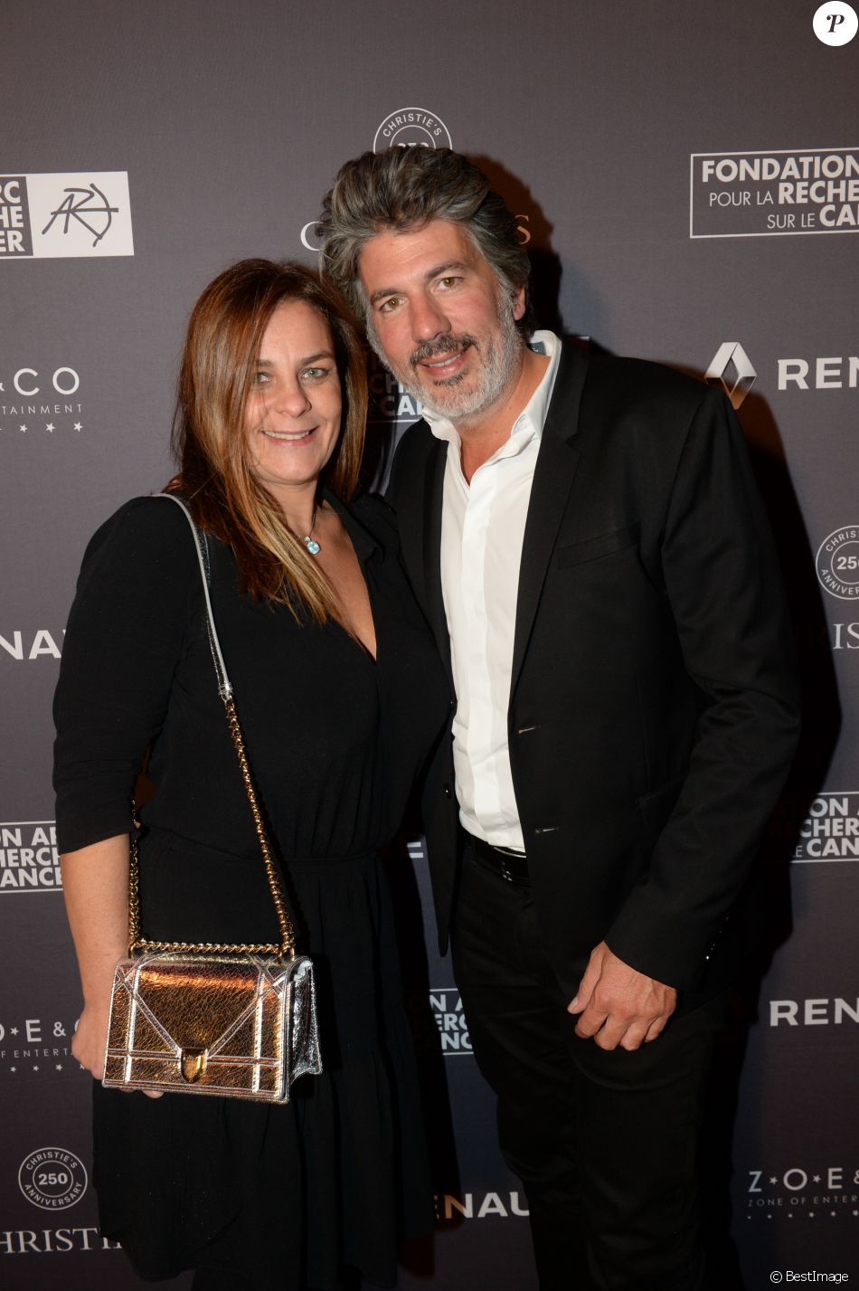 Fabien Provost et sa soeur Olivia lors du dîner de la fondation ARC au ...