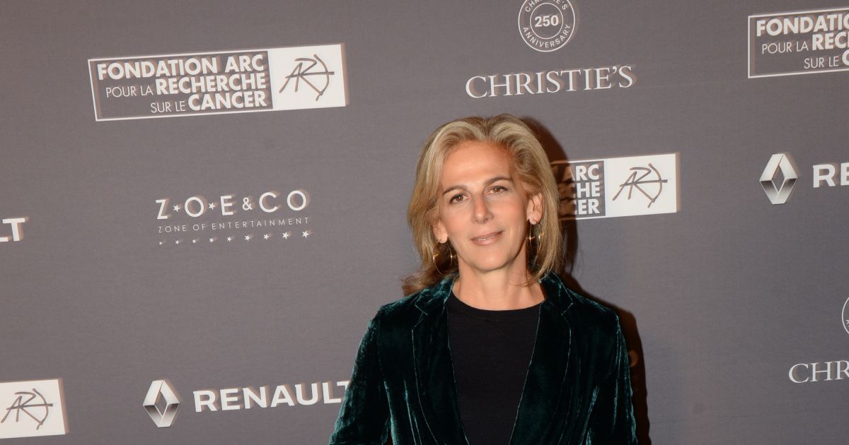 Anne Fulda lors du dîner de la fondation ARC au restaurant de l'hôtel ...