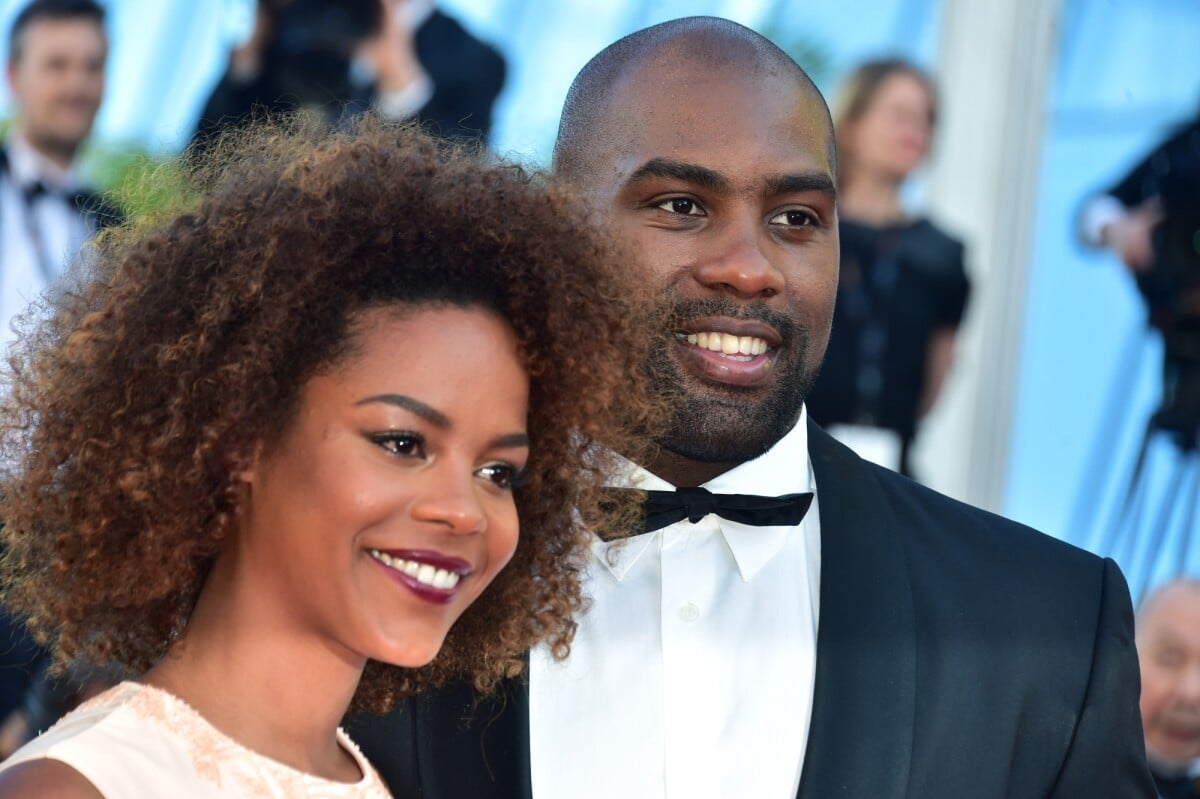 Photo : Teddy Riner et sa compagne Luthna participent à la montée des ...