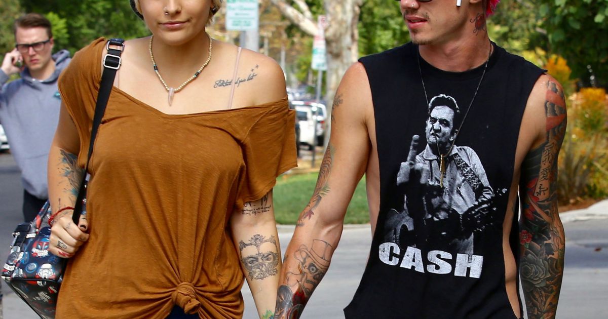 Exclusif - Paris Jackson et son compagnon Michael Snoddy se baladent en ...
