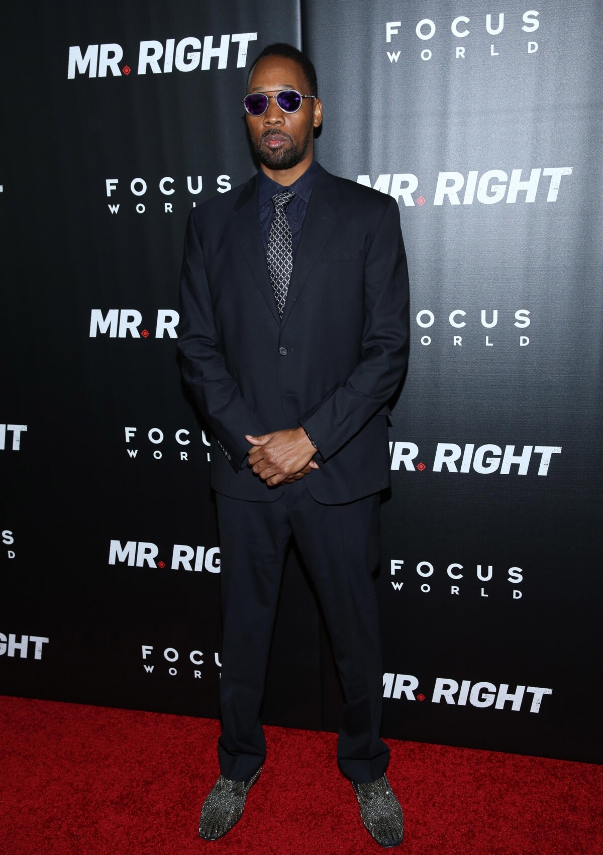 Photo : RZA lors de la première de "Mr. Right" à New York, le 6 avril ...