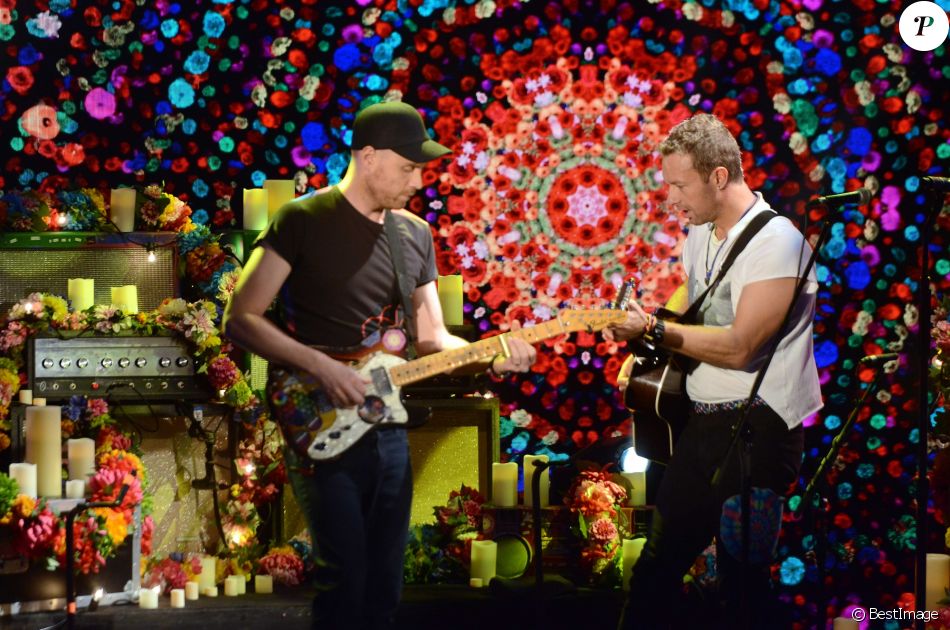 Jonny Buckland (Coldplay), Chris Martin (Coldplay) - People sur le ...