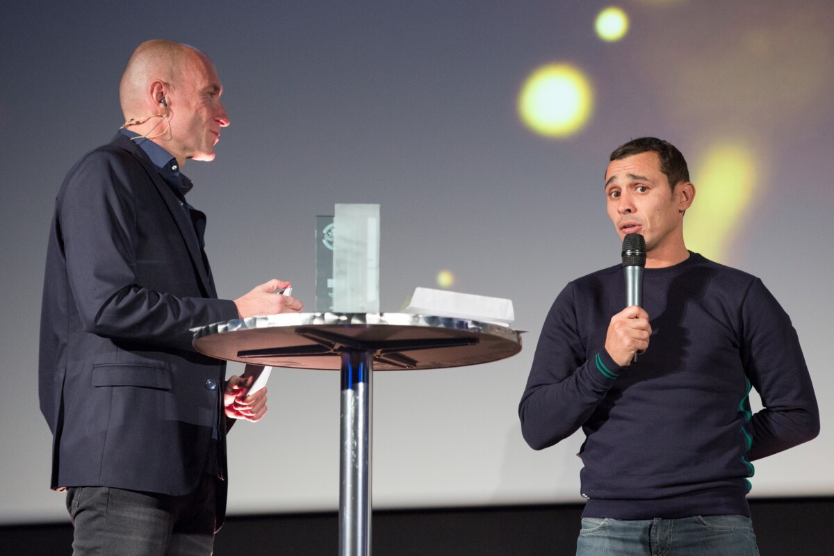Photo : Gilbert Brisbois et Brahim Asloum - Cérémonie des RMC Sport ...