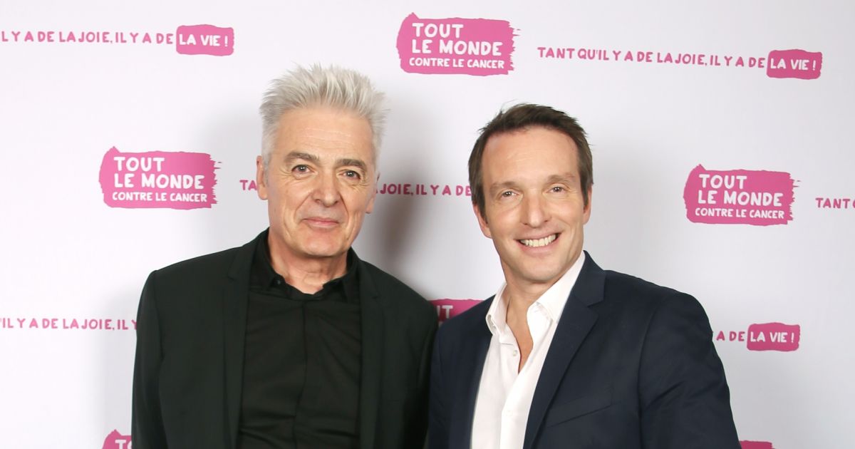 Daniel Lavoie et Stéphane Rotenberg - Photocall de l'enregistrement de ...