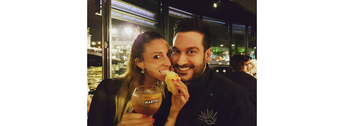 Photo : Silvia Notargiacomo et Denny Imbroisi le 10 septembre 2016 ...