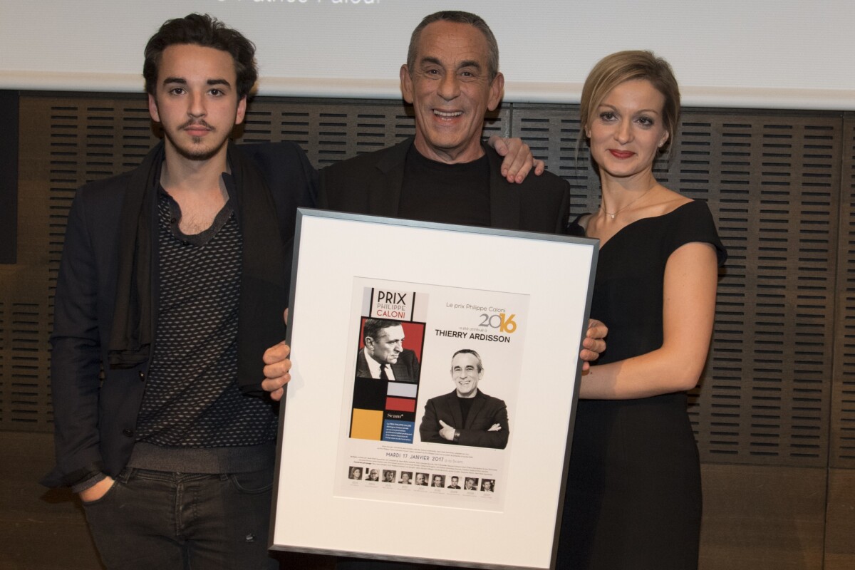 Photo : Gaston Ardisson, Thierry Ardisson et sa femme Audrey Crespo ...