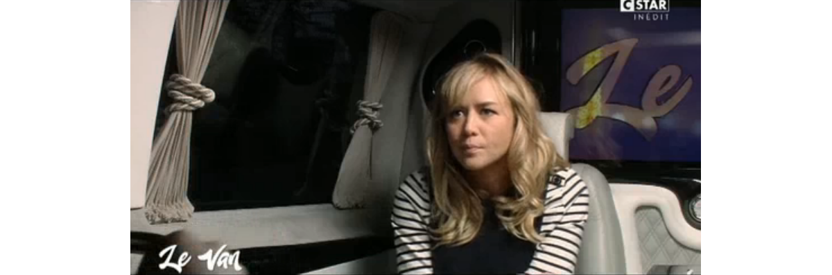 Photo : Enora Malagré et Ahmed Sylla dans "Le Van" sur CStar, le 23 janvier 2017. - Purepeople