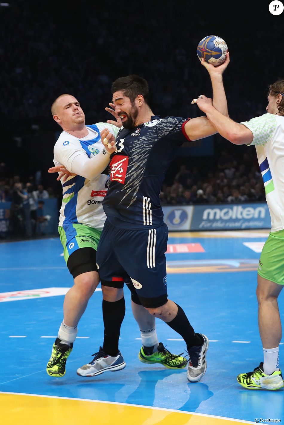 Nikola Karabatic lors du match de demi-finale du 25th mondial de ...