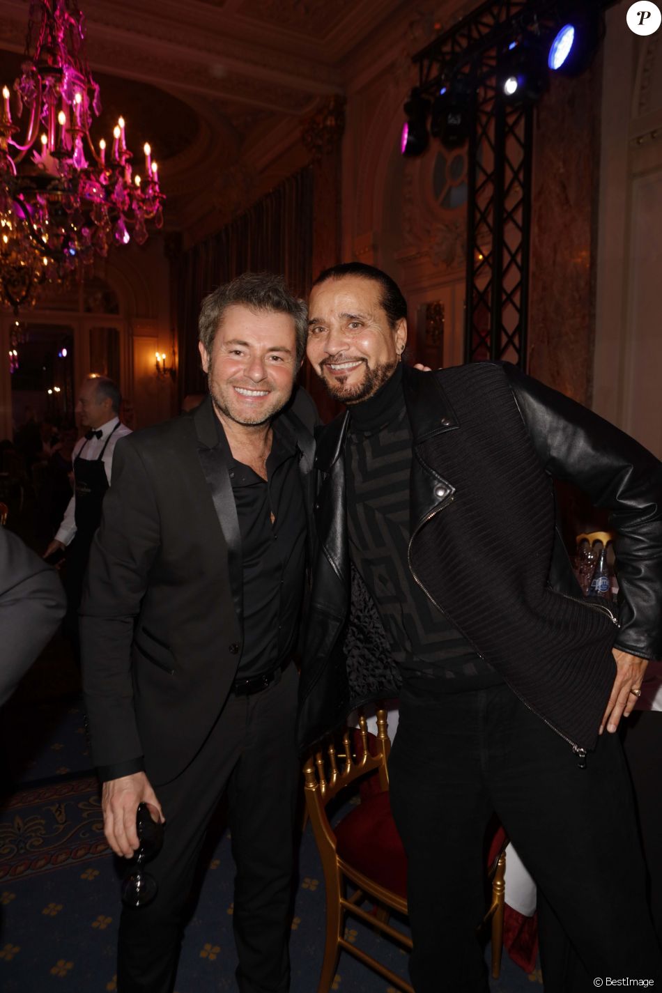 Jérôme Anthony et Leroy Gomez - Dîner de gala de l'association Enfant ...