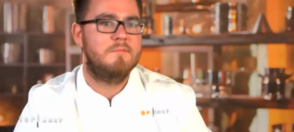 Photo : Carl est éliminé - "Top Chef 2017" sur M6. Le 1er février 2017 ...