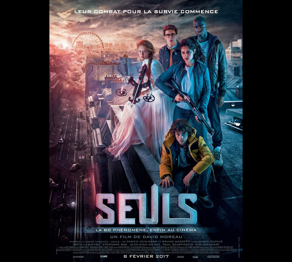Photo : Affiche du film Seuls, en salles le 8 février 2017 - Purepeople
