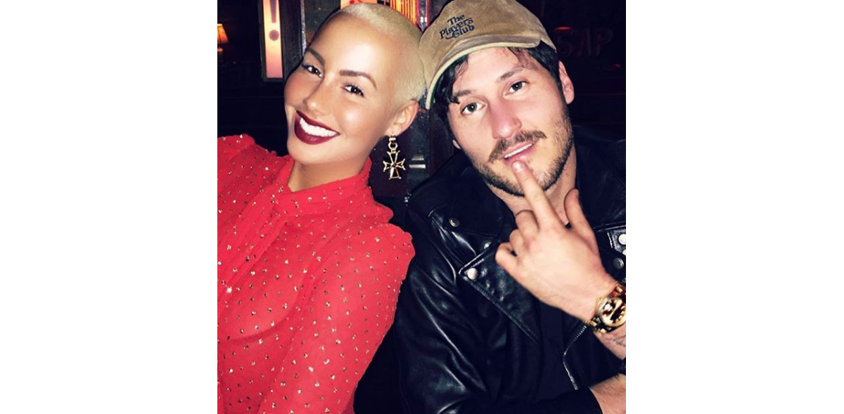 Photo : Val Chmerkovskiy a publié une photo de lui et Amber Rose sur sa ...