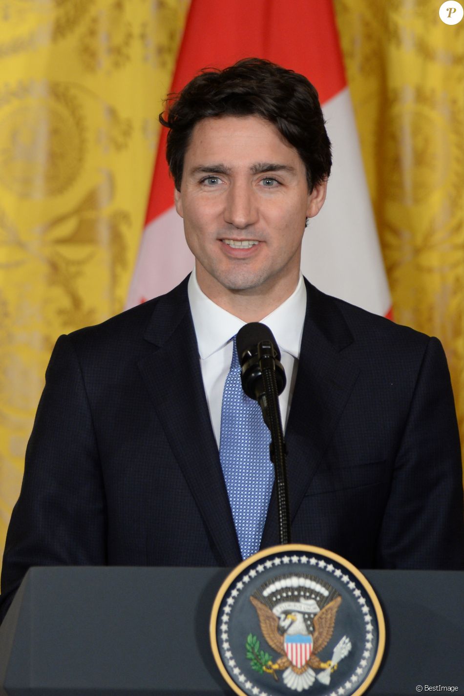 Justin Trudeau - Le président des États-Unis, Donald Trump reçoit le ...